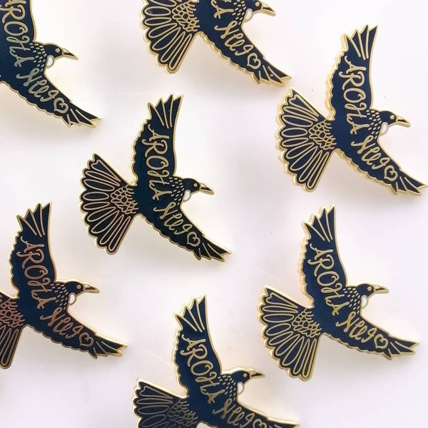 Tui Enamel Pin | NZ Made Jewellery | Natty – natty