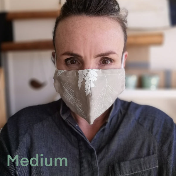 Face mask - linen | NZ face mask | Natty – natty